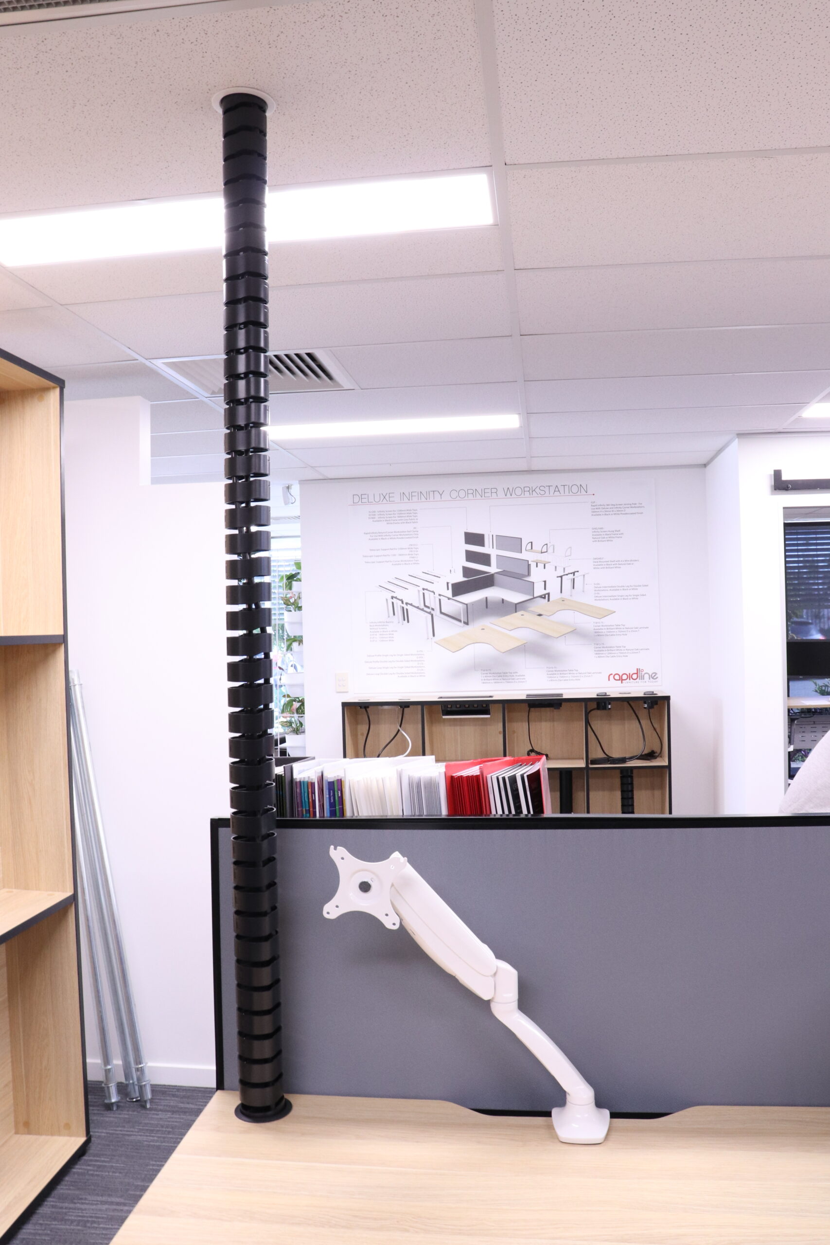 Umbilical Power Poles - Xpert Office Furniture