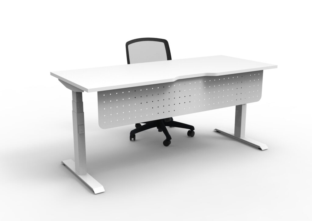 Boost Electric Height Adjustable Workstation with Modesty Panel - Xpert ...