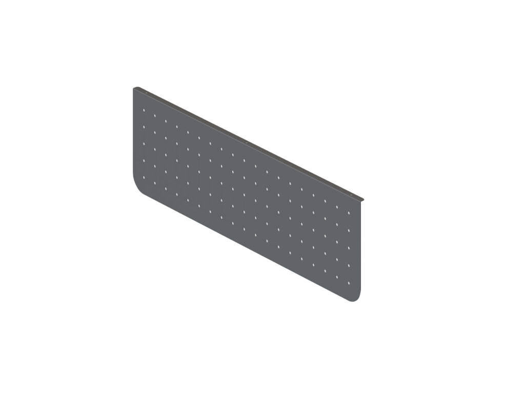 Arch Perforated Modesty Panel - Xpert Office Furniture