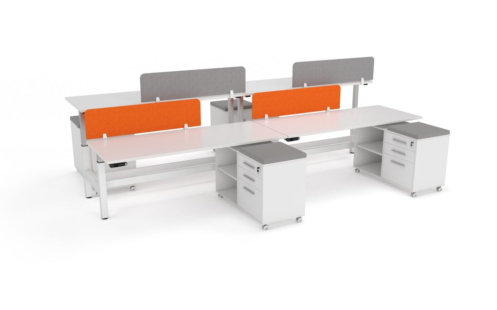 Versatile E-Panel Desk Mounted Screens - Xpert Office Furniture