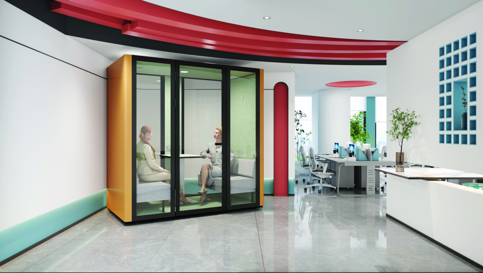 B.QUIET CUSTOM LARGE ACOUSTIC MEETING POD - Xpert Office Furniture