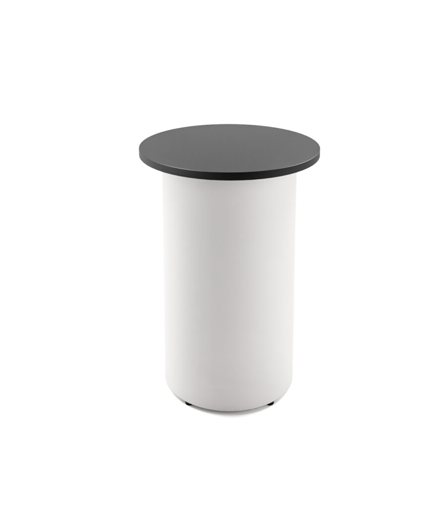 600mm Drum High Meeting Table - Xpert Office Furniture