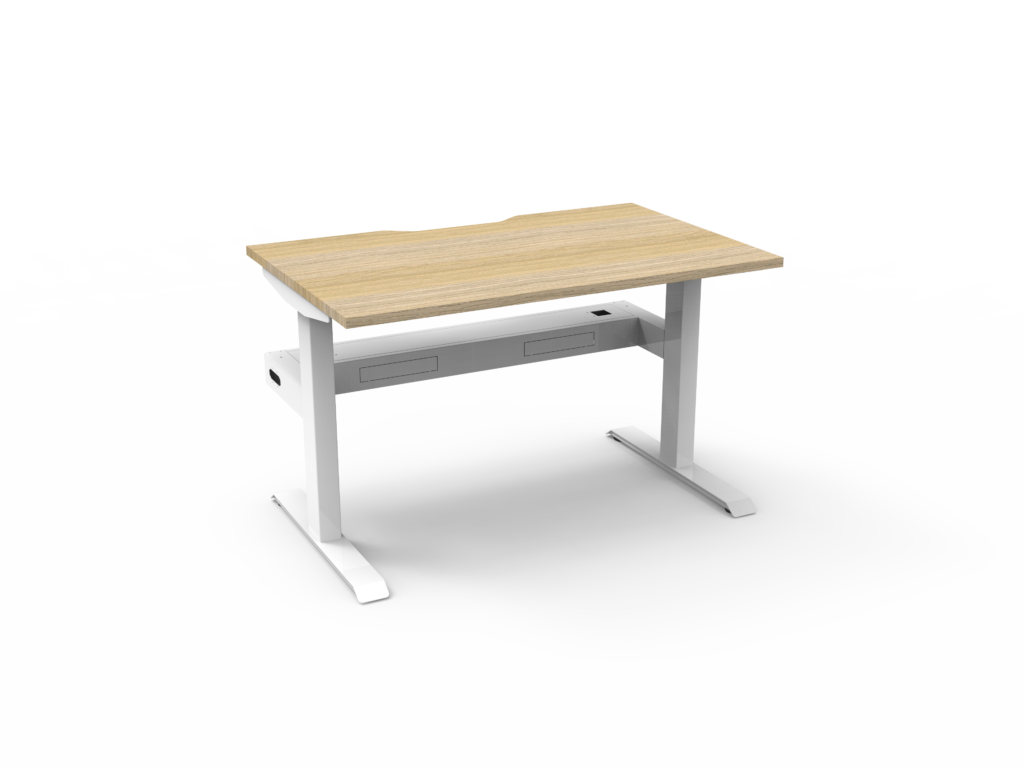 Boost Fixed Height Workstation With Cable Tray - Xpert Office Furniture