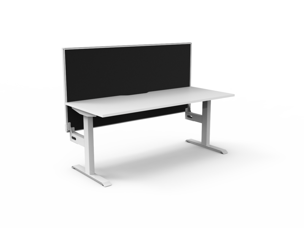 Boost Fixed Height Workstation With Screen - Xpert Office Furniture