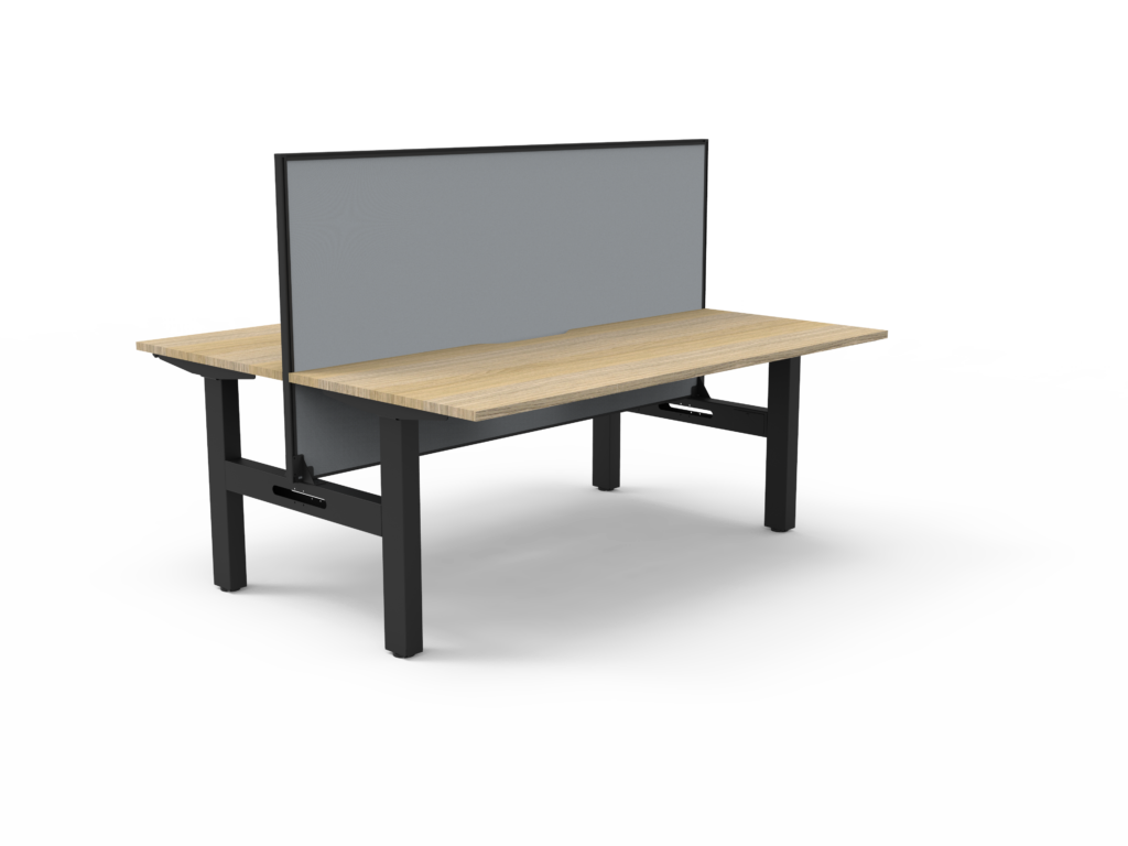 Boost Fixed Height Back-to-Back Workstation With Screen - Xpert Office ...